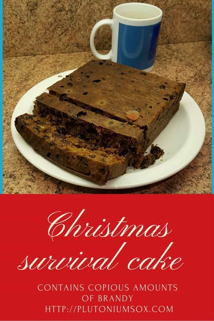 Simple Christmas survival cake recipe - Plutonium Sox